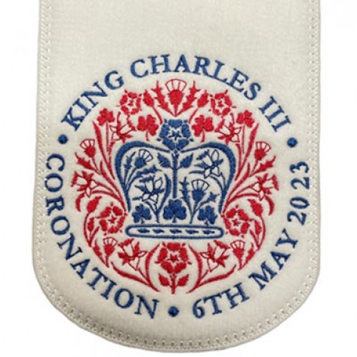 King Charles III Coronation Emblem Bunting Flag King Charles III Coronation Emblem Bunting Flag